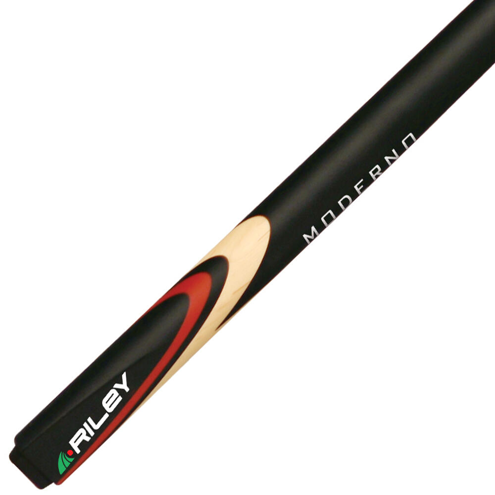 Riley Moderno 2 Piece Ash Snooker / Pool Cue - 145cm with 9.5mm tip ...