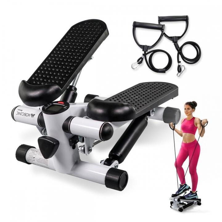 Stepper avec Bandes élastiques Step machine Tonifie les jambes et les ...