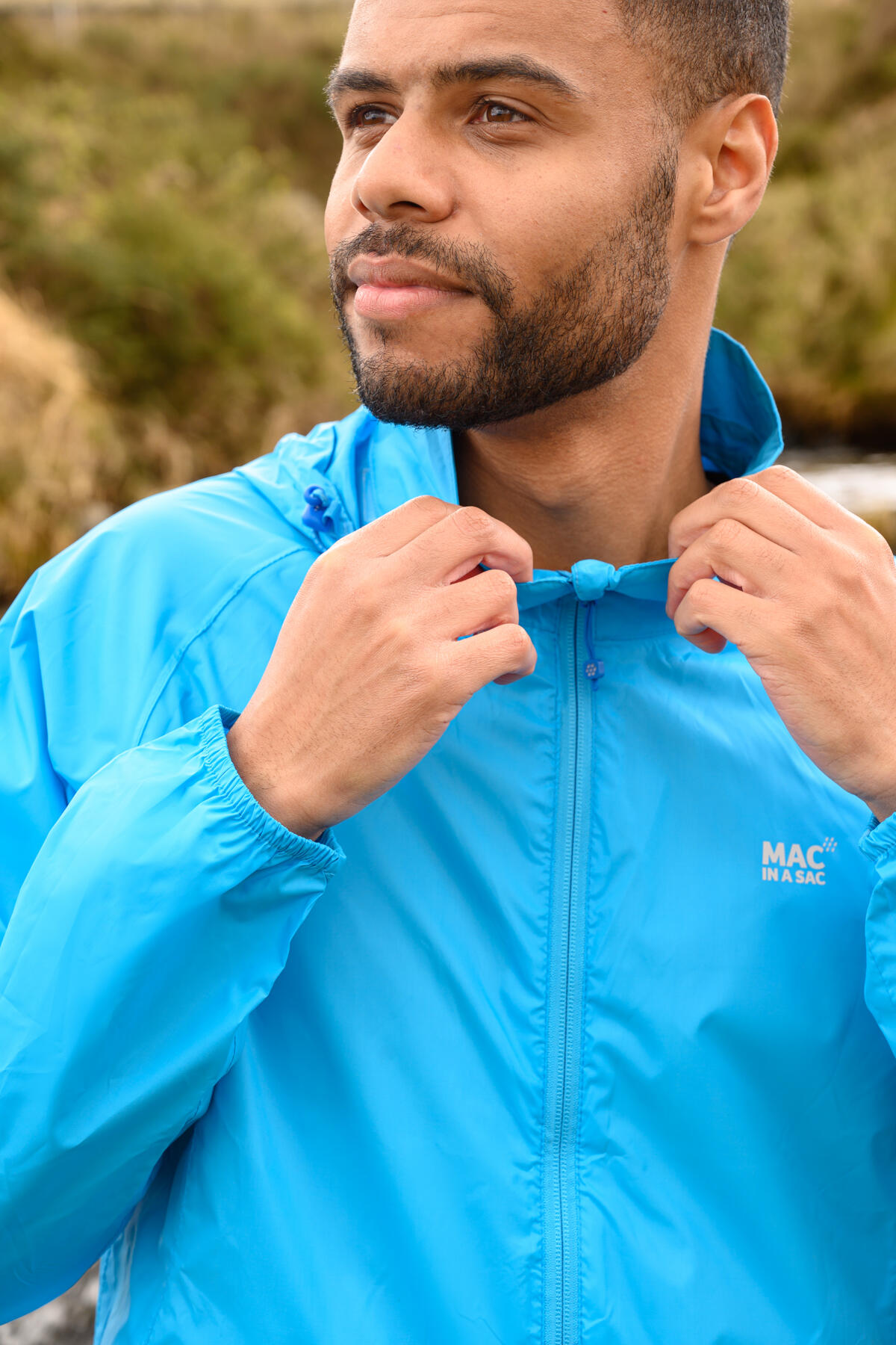 Mac in a Sac – raincoat - Neon Blue | Decathlon