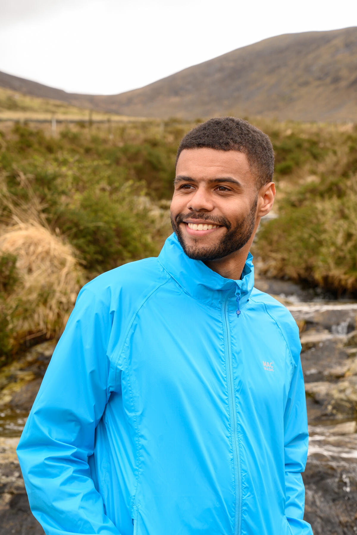 Mac in a Sac – raincoat - Neon Blue | Decathlon