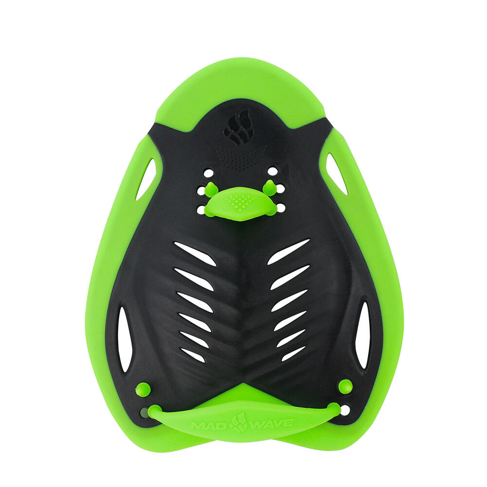 MAD WAVE Ergo Hand Paddles L - Ergonomic Training Paddles, Black ...