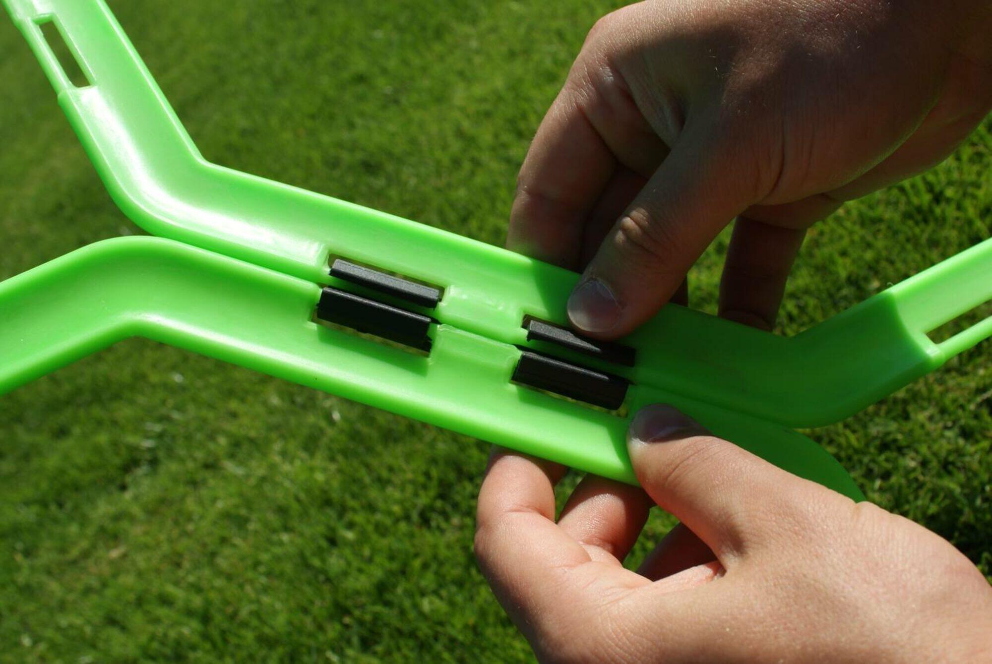 Octagonal PVC Agility Ladder - Modular, with Bag POWER SHOT | Decathlon