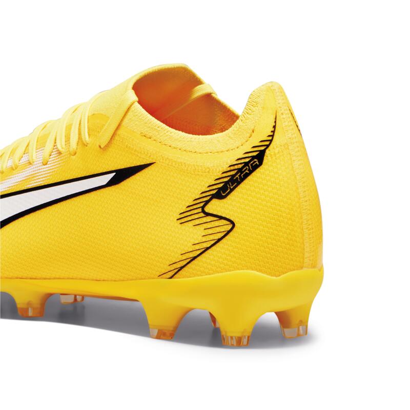 CRAMPONS PUMA ULTRA MATCH FG/AG football Jaune PUMA | Decathlon