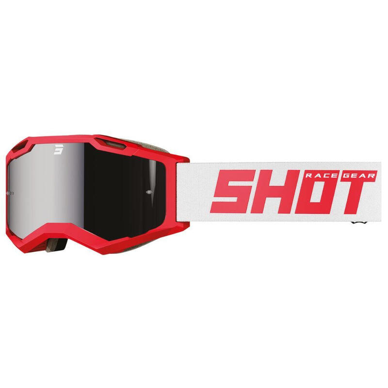 Masque VTT/BMX Iris 2.0 Solid Rouge Mat SHOT | Decathlon