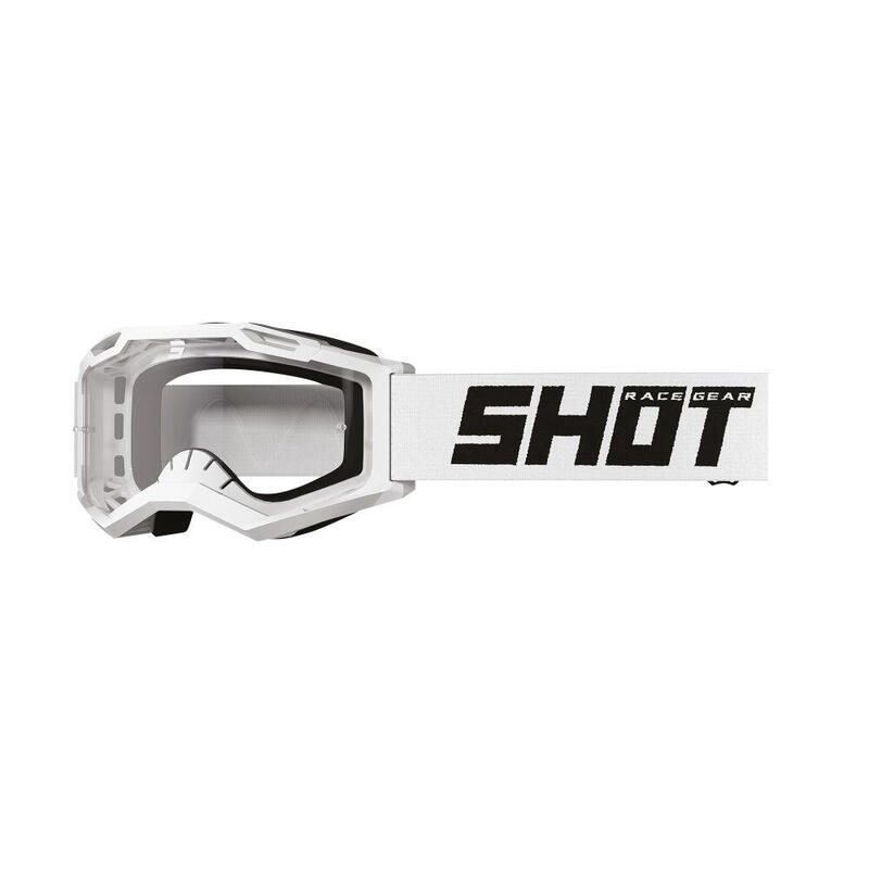 Masque VTT/BMX Rocket Enfant 2.0 Blanc Brillant SHOT | Decathlon