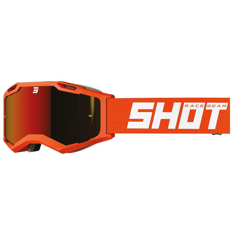 Masque VTT/BMX Iris 2.0 Solid Orange Mat SHOT | Decathlon