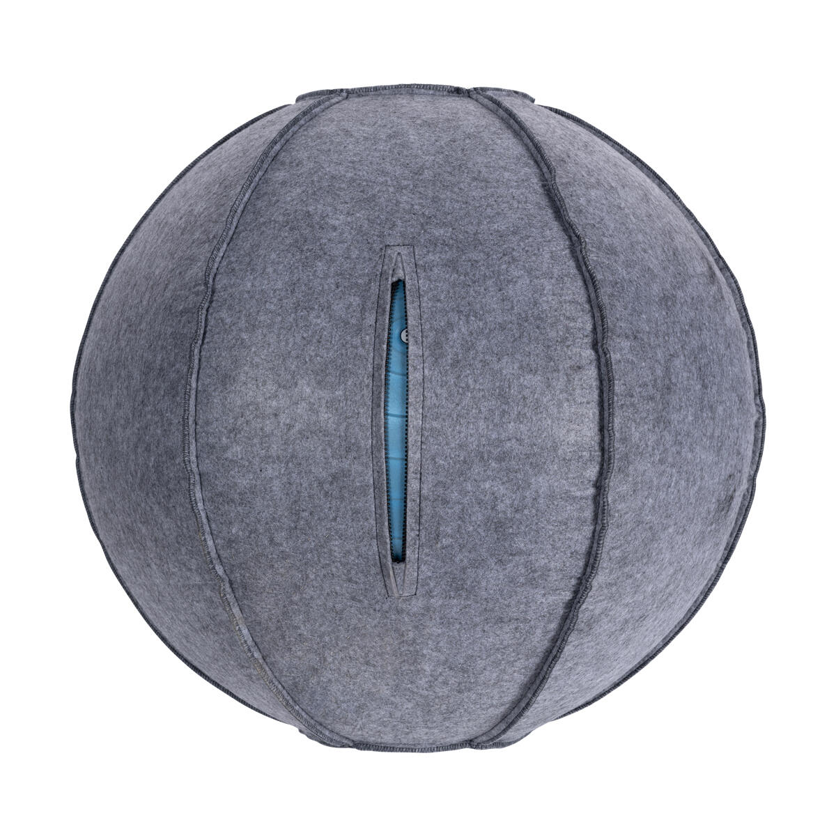 Omada Swiss Ball Cover 65 cm Grey Felt Non-Slip with Handle ...
