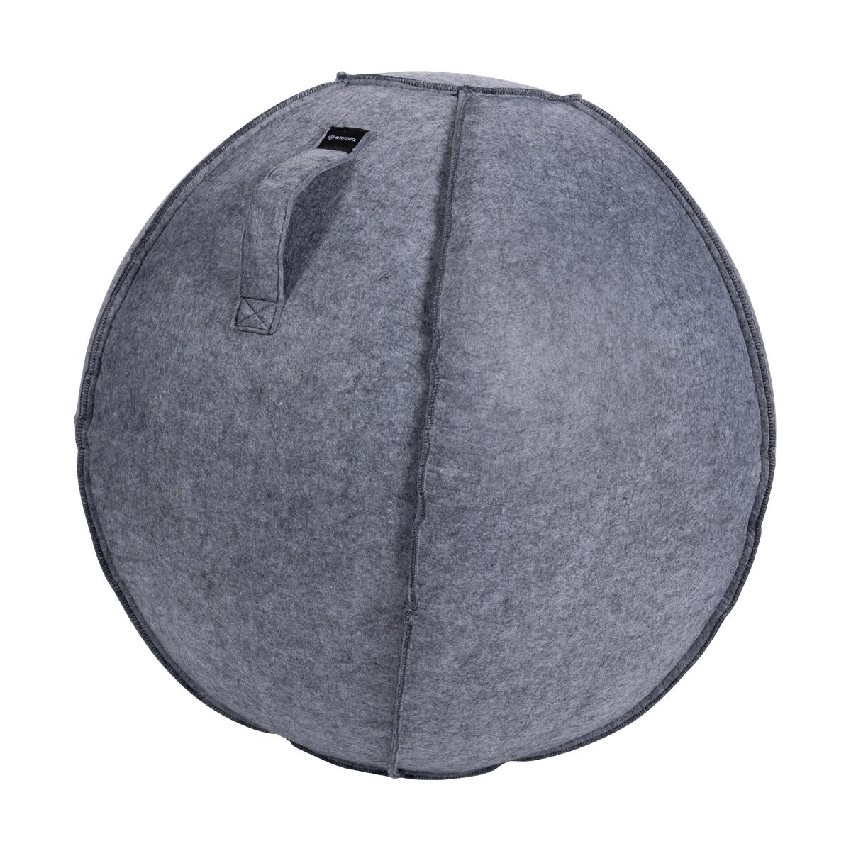 Omada Swiss Ball Cover 65 cm Grey Felt Non-Slip with Handle ...