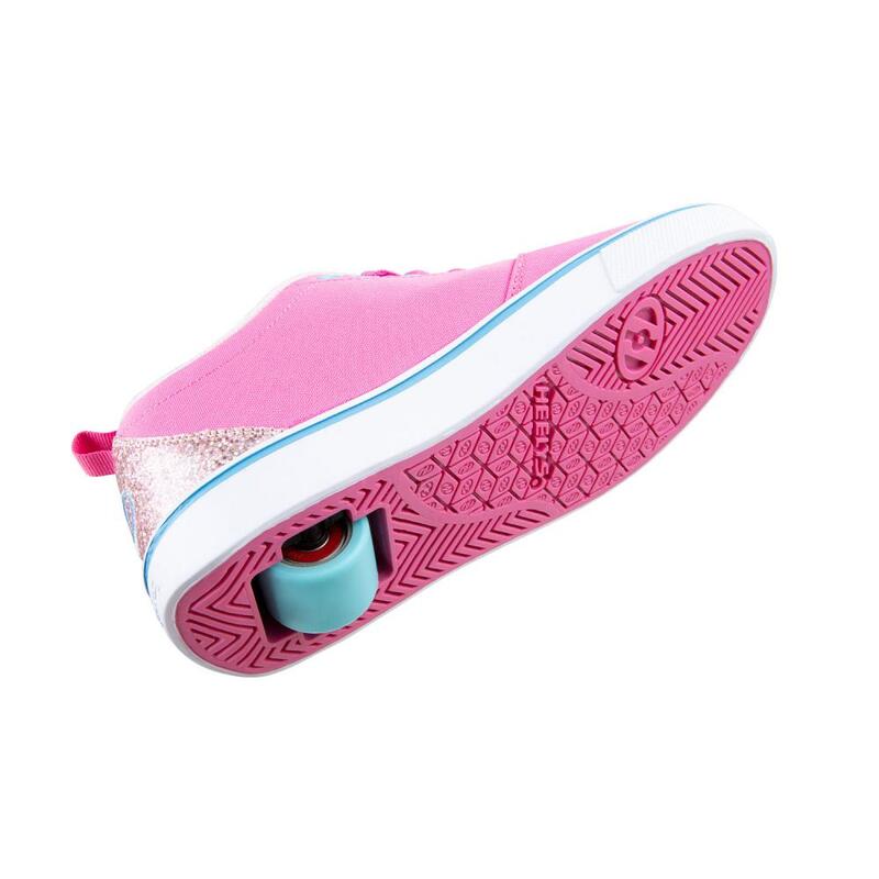 Pro 20 Pink/LT Pink/Turquoise Kids Heely Shoe HEELYS - Decathlon