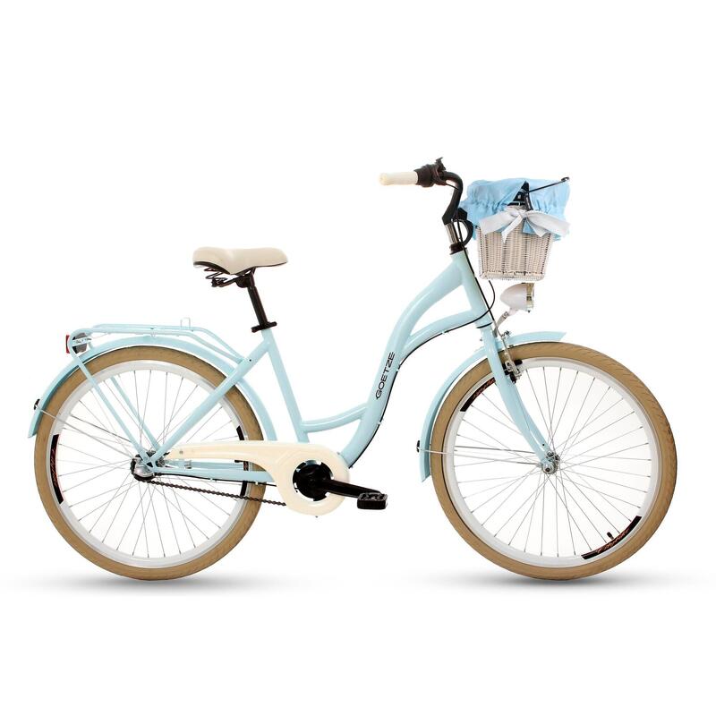 Damski Rower miejski GOETZE STYLE 26" 3b kosz GOETZE | Decathlon