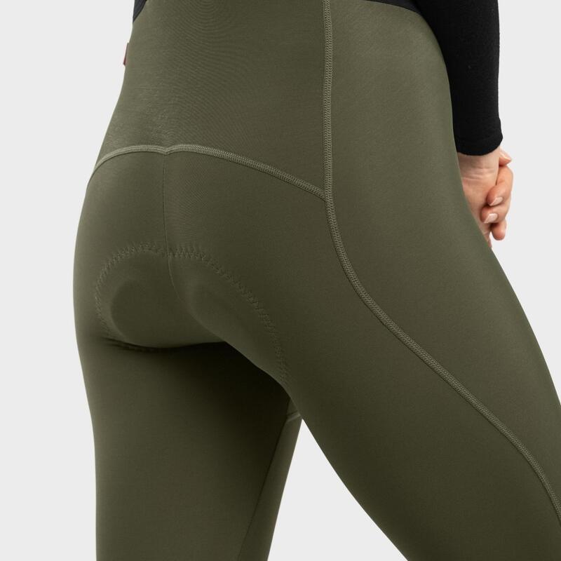Cuissard vélo long femme Cyclisme Homme et Femme Finse Vert SIROKO ...