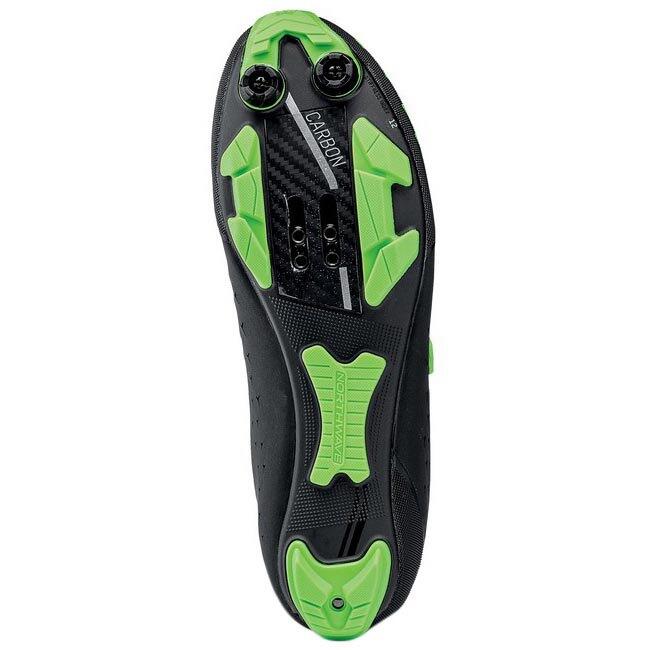 Northwave Rebel 2 fietsschoenen - Zwart/groen fluo | NORTHWAVE ...