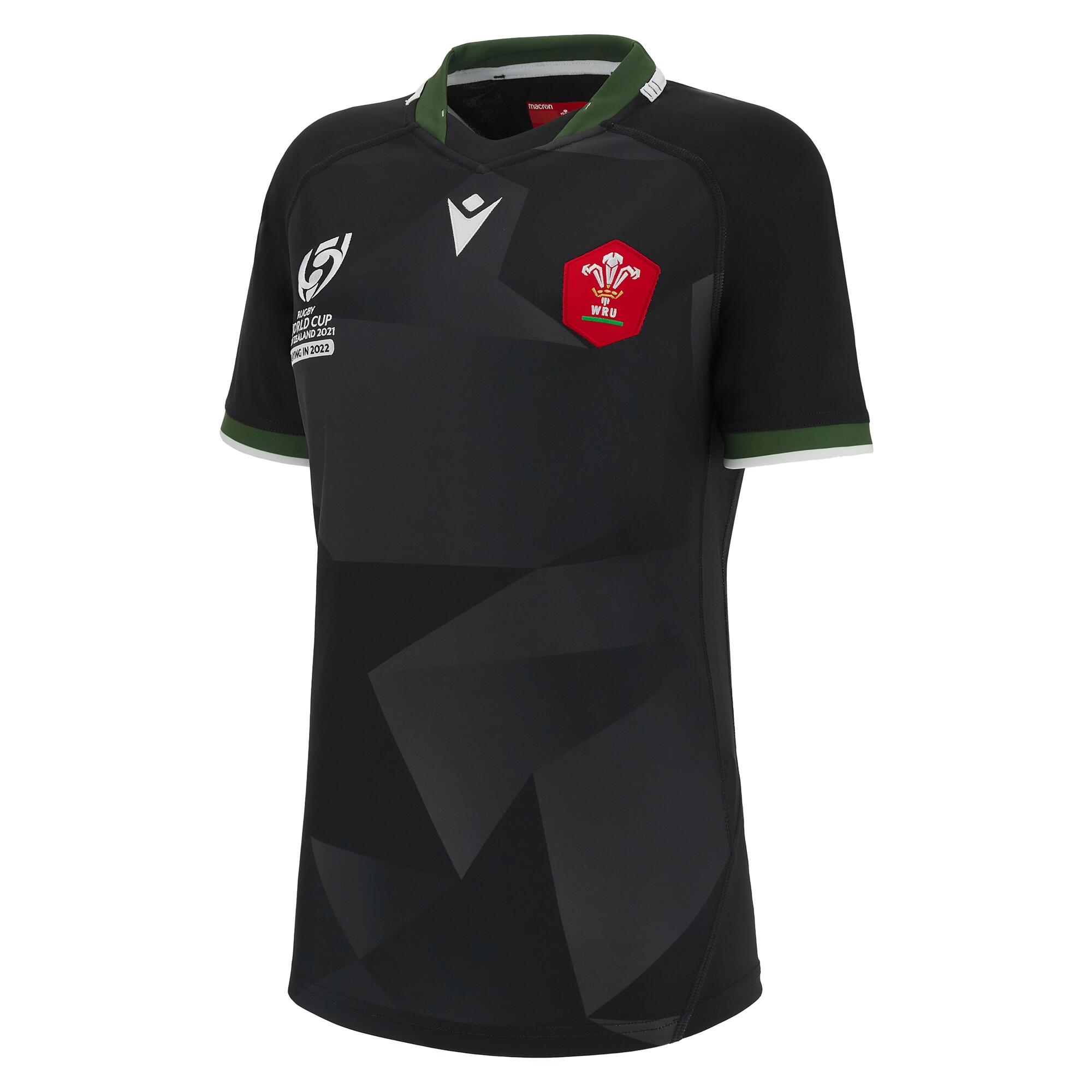 Wales WRU 22/23 AWAY Womens Rugby World Cup Shirt | Decathlon