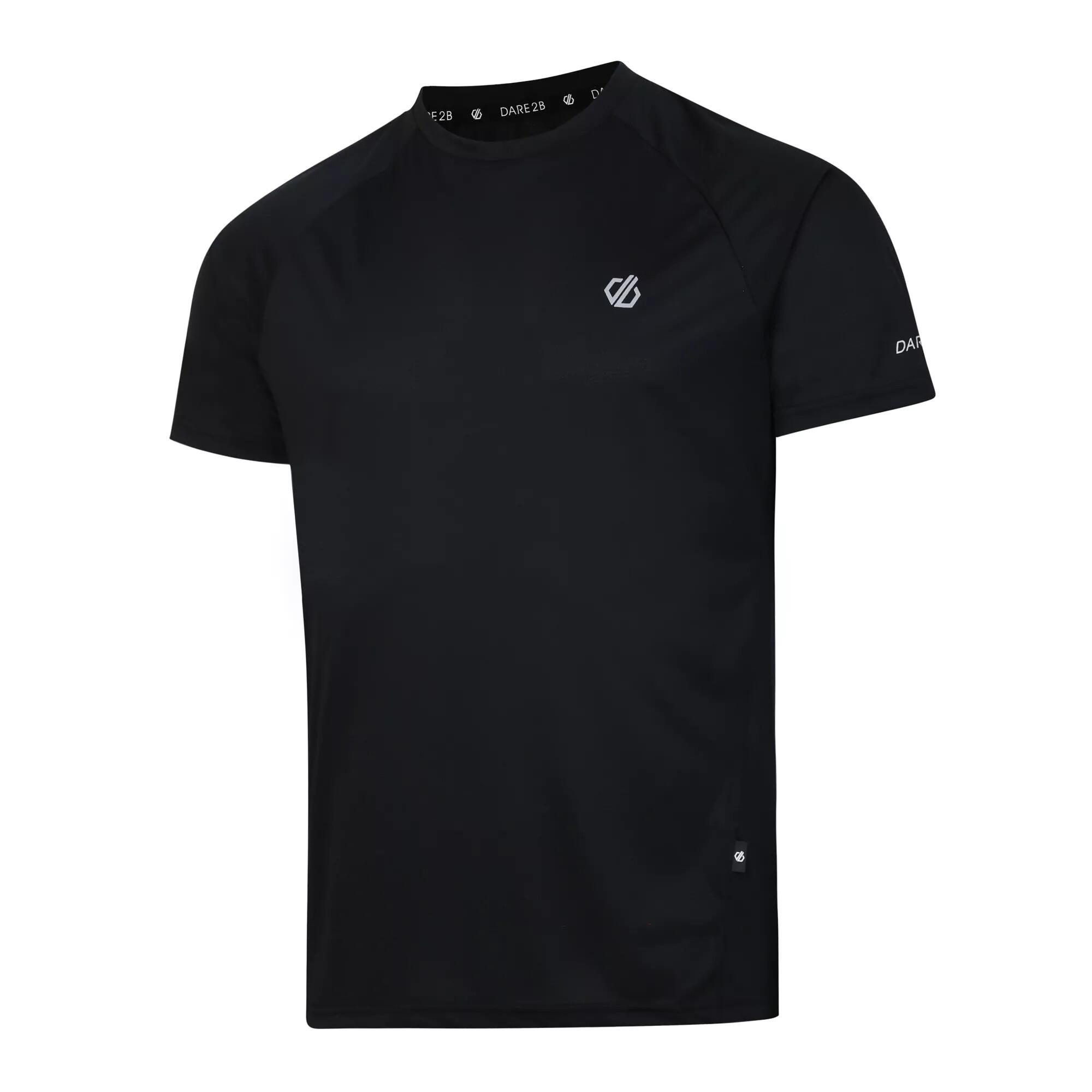 Mens Accelerate Lightweight TShirt (Black) DARE 2B | Decathlon