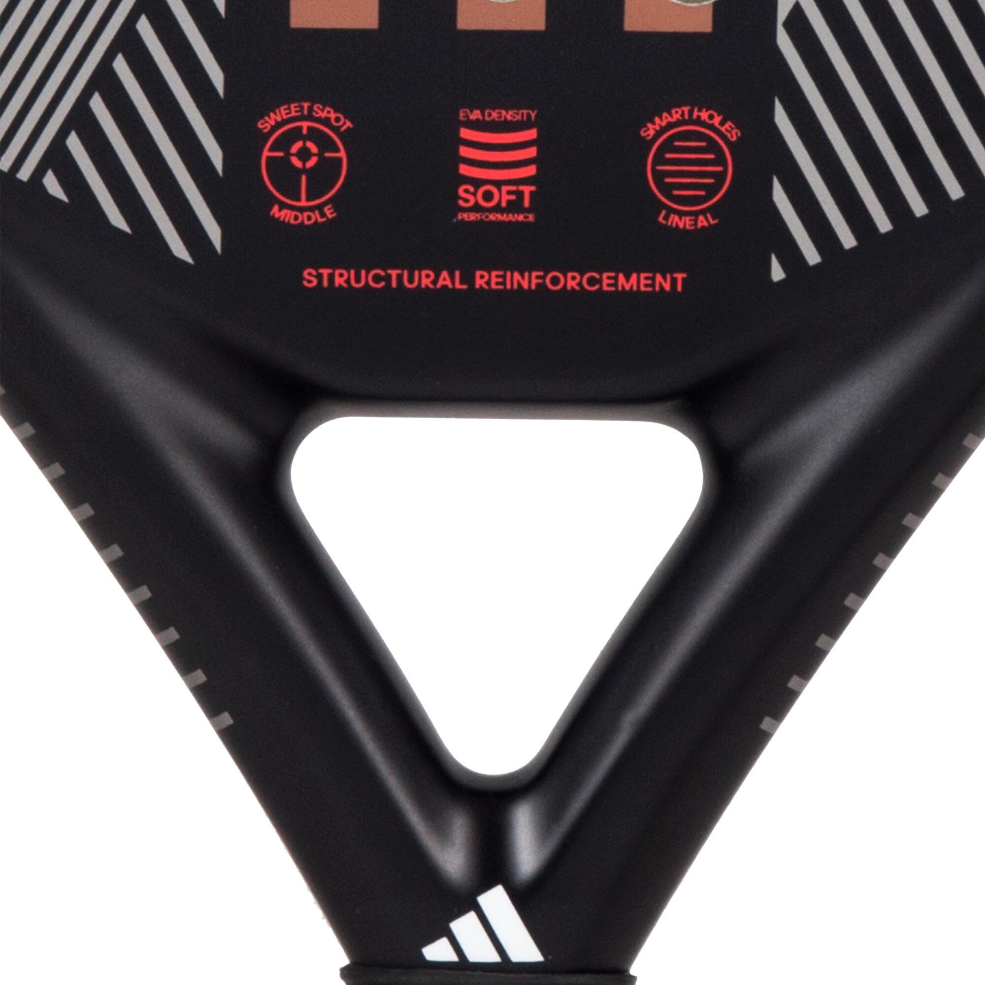Adidas Match 3.3 Black/Red Padel Racket ADIDAS | Decathlon