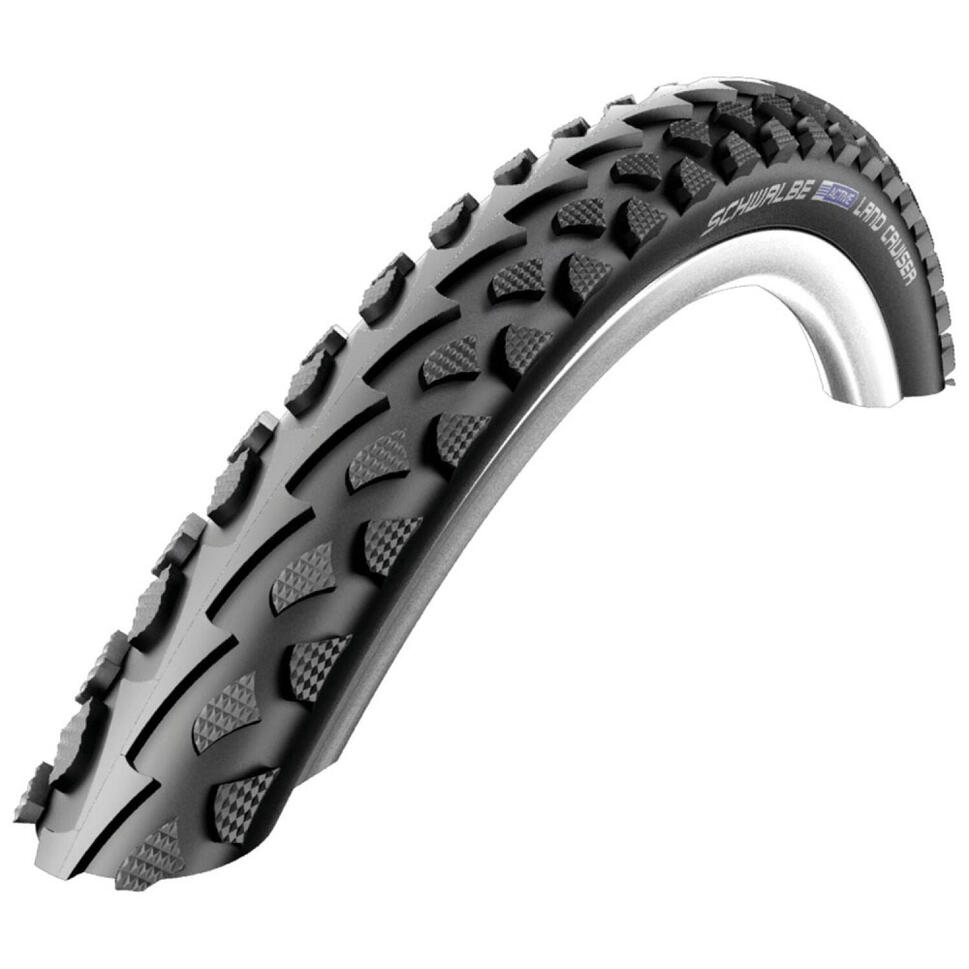 Schwalbe LAND CRUISER K-Guard 26 x 1.75 Black Tyre SCHWALBE | Decathlon