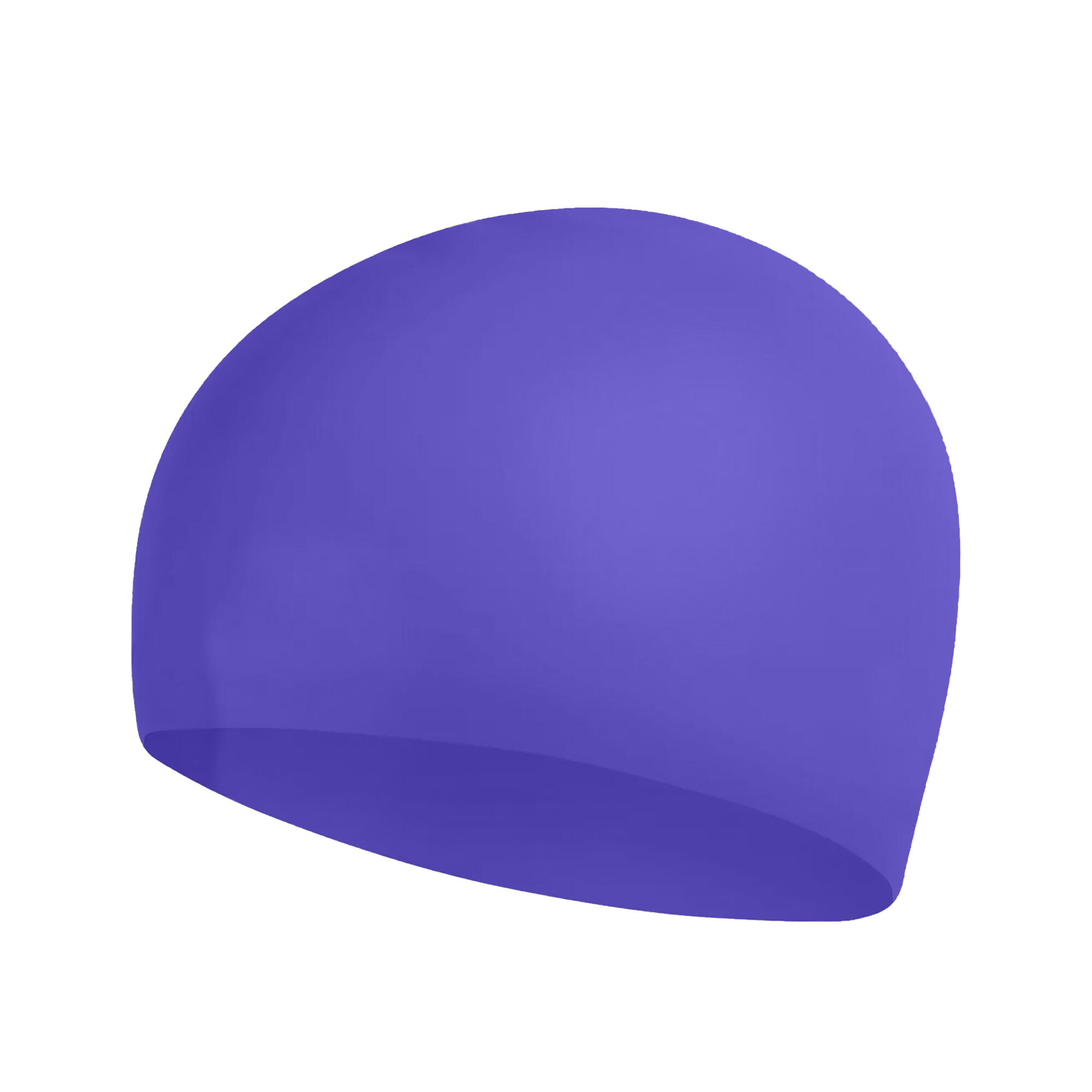 Childrens/Kids 3D Silicone Swim Cap (Purple) | Decathlon