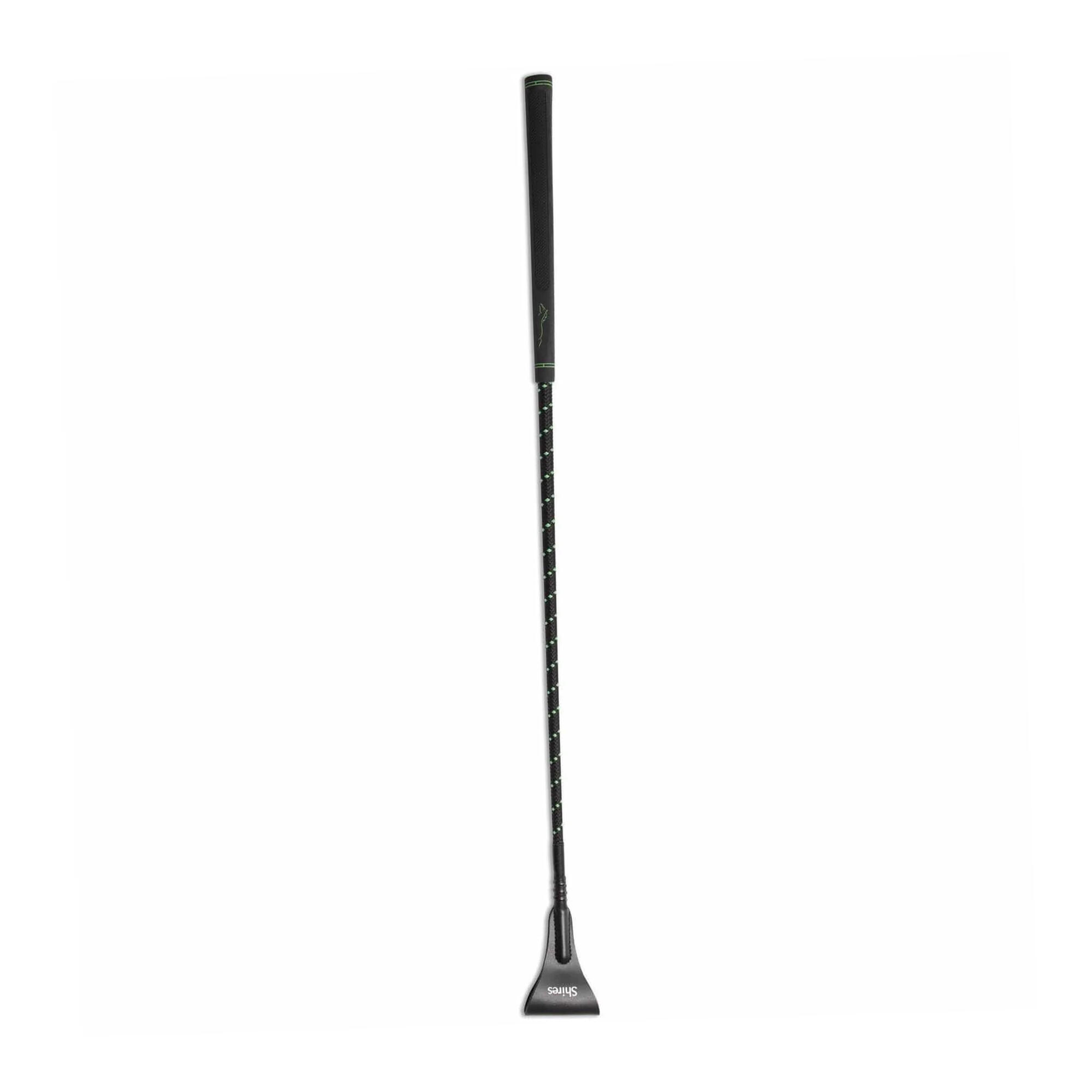 Topaz Leather Horse Riding Whip (Green) | Decathlon