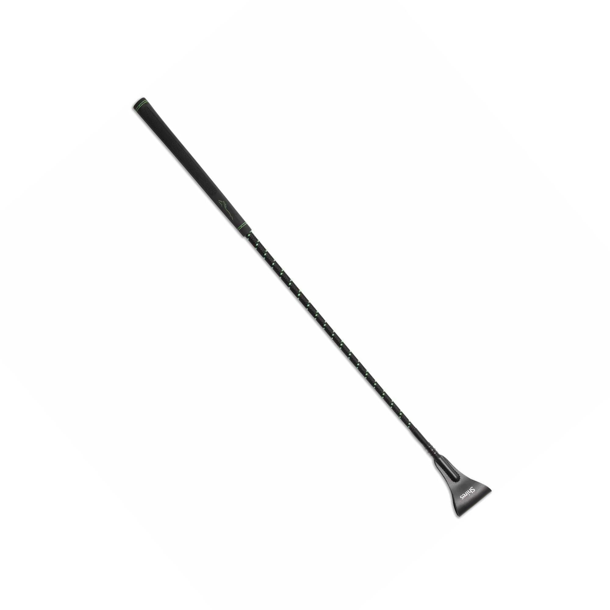 Topaz Leather Horse Riding Whip (Green) | Decathlon