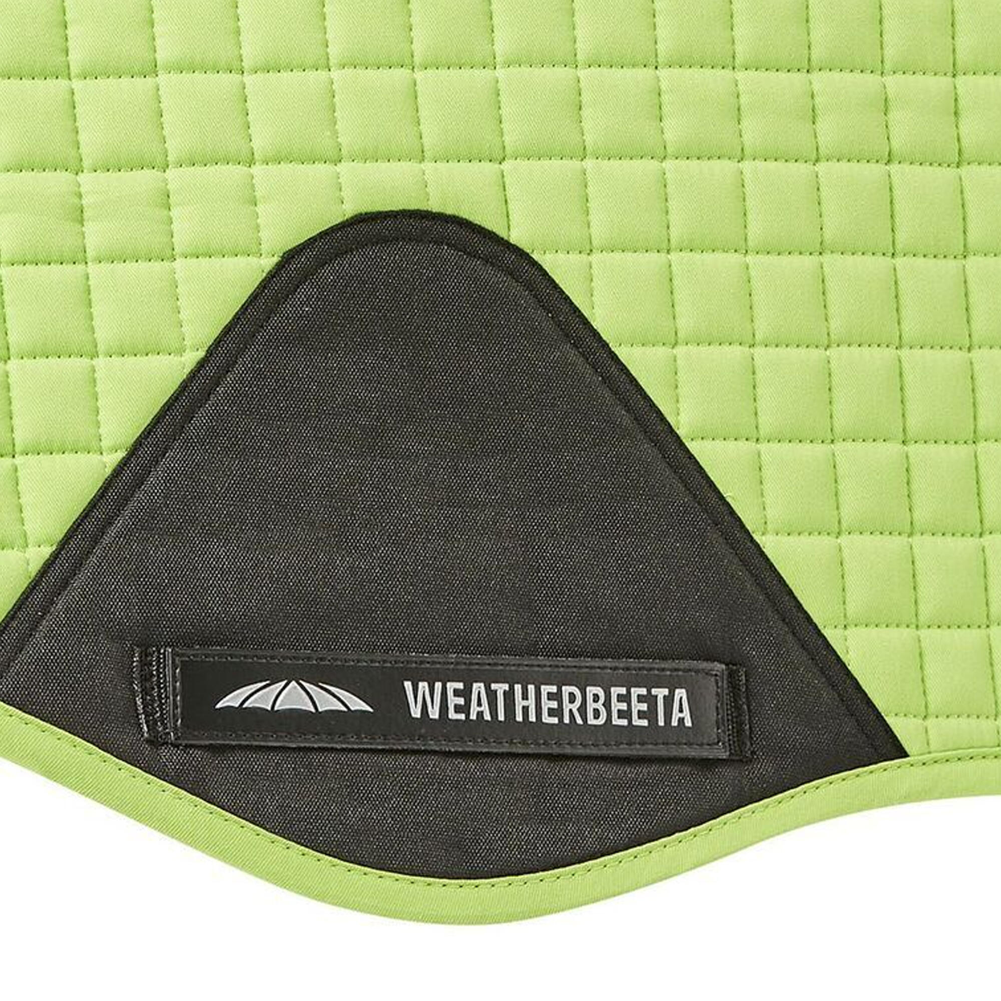 Prime Jump Shaped Saddle Pad (Lime Green) WEATHERBEETA | Decathlon