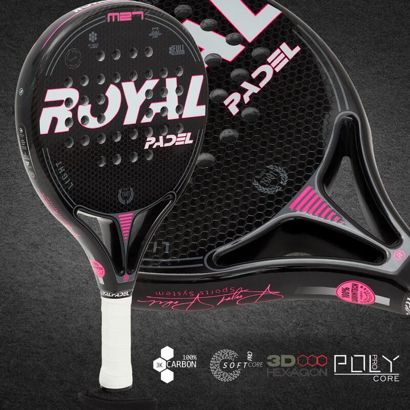 Raquette de padel Royal Padel M27 LTD Poly Light 2024 ROYAL PADEL ...