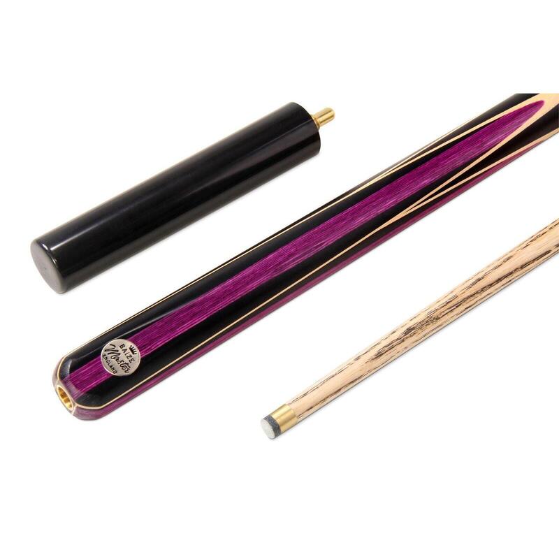 Baize Master PURPLE JESTER 57 Inch 3/4 Ash Snooker Pool Cue with 9.75mm ...