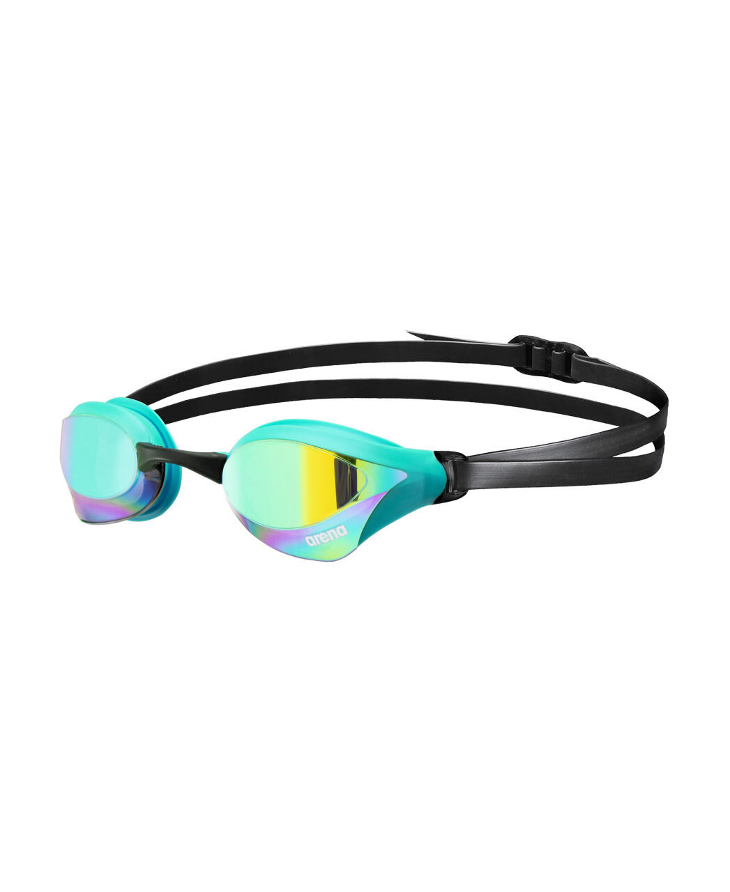 Arena Cobra Core Swipe Mirror Racing Goggles - Emerald/Peacock ARENA ...