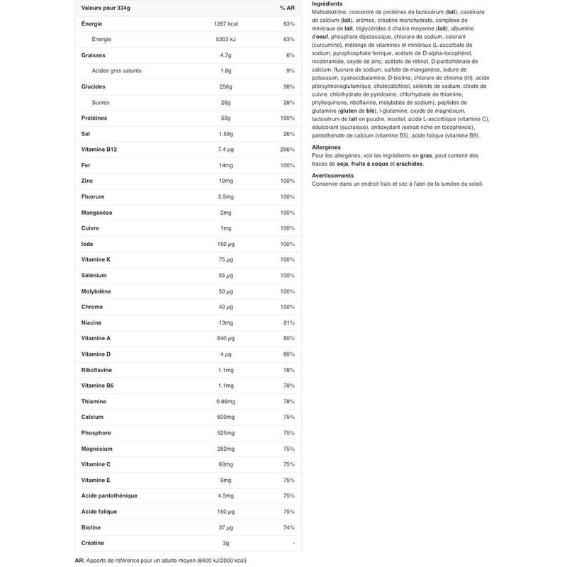 Hard gainer - Serious Mass - OPTIMUM NUTRITION Biscuits and Cream ...