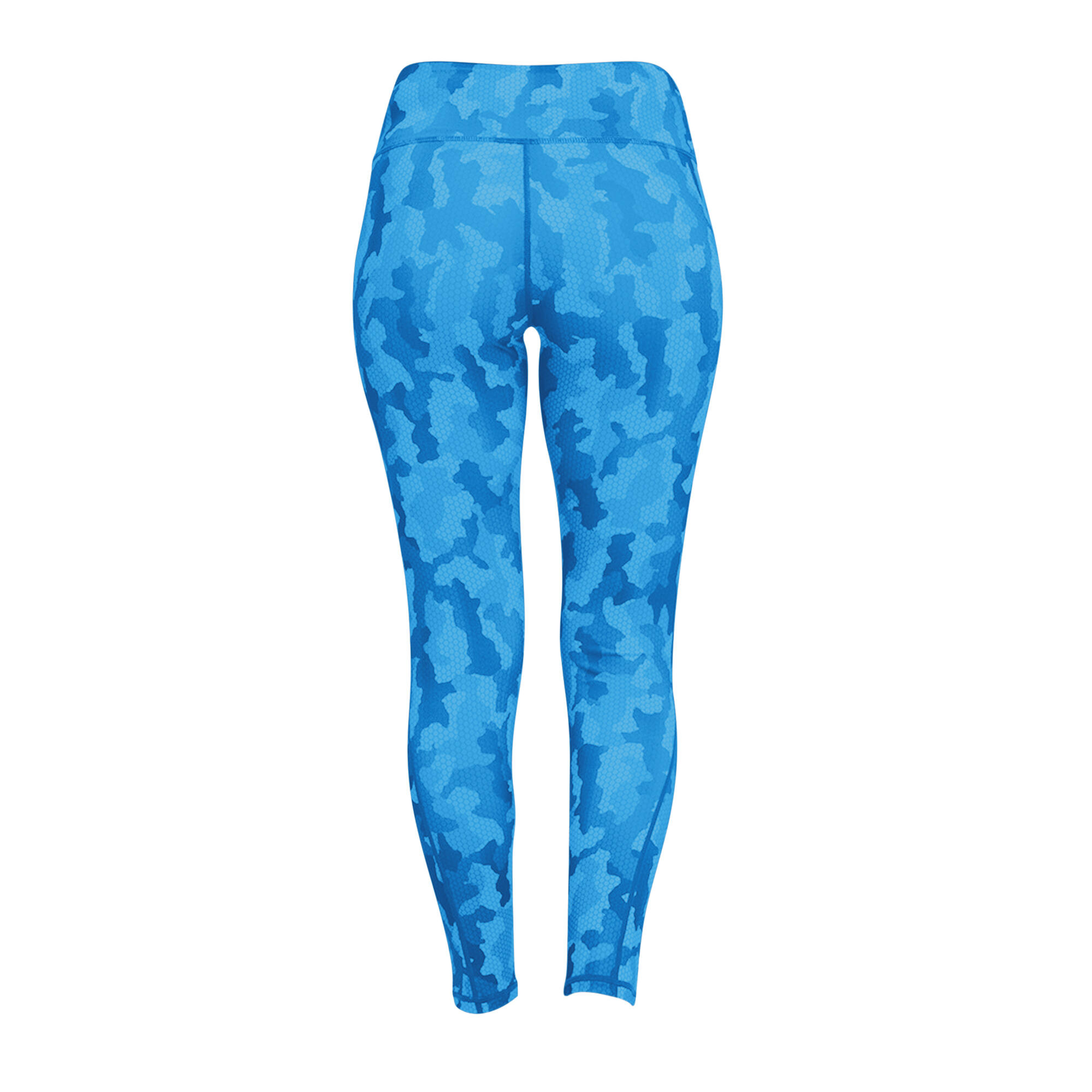 Tri Dri Womens/Ladies Performance Hexoflage Leggings (Camo Sapphire ...