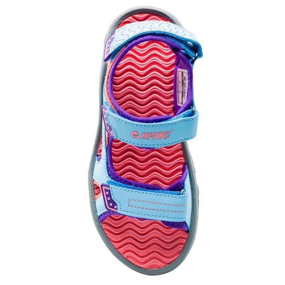 Childrens/Kids Menar Sandals (Sky Blue/Violet/Watermelon) HI-TEC ...