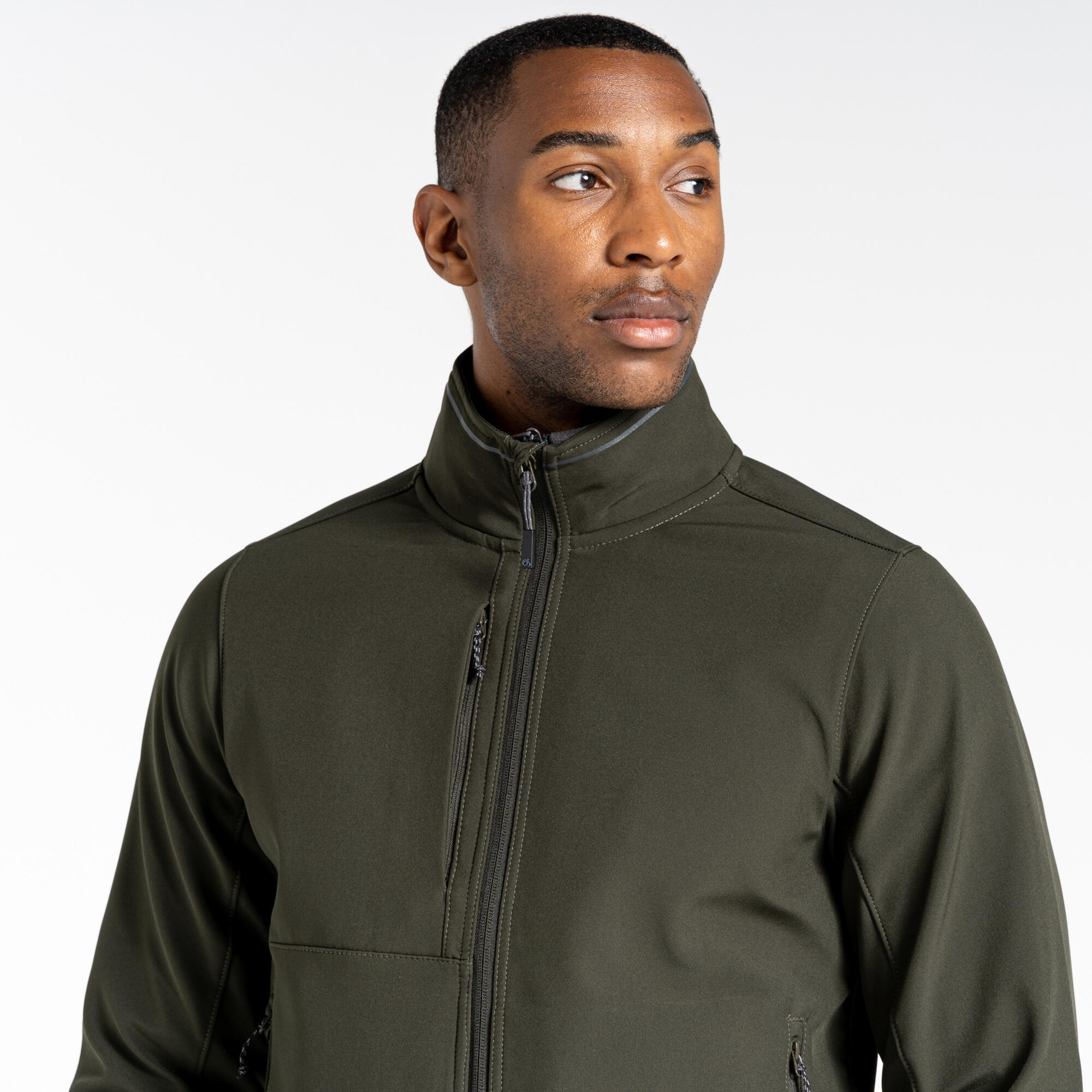 Mens Expert Basecamp Soft Shell Jacket (Dark Cedar Green) CRAGHOPPERS | Decathlon