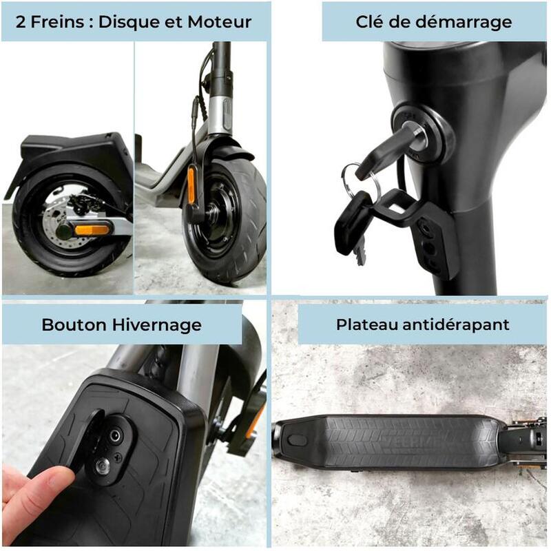 Trottinette électrique YEEP.ME 100a start - 10'' 500W 30km - Garantie 5 ...