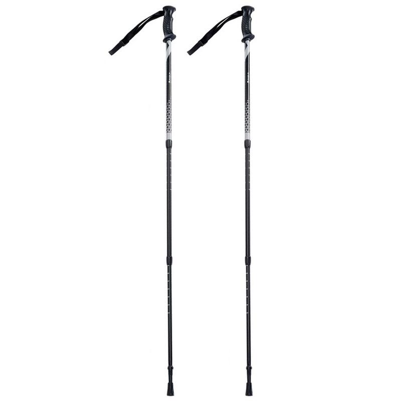 Bâtons de randonnée LAPLAND Adulte (Noir mat / Gris) HI-TEC | Decathlon