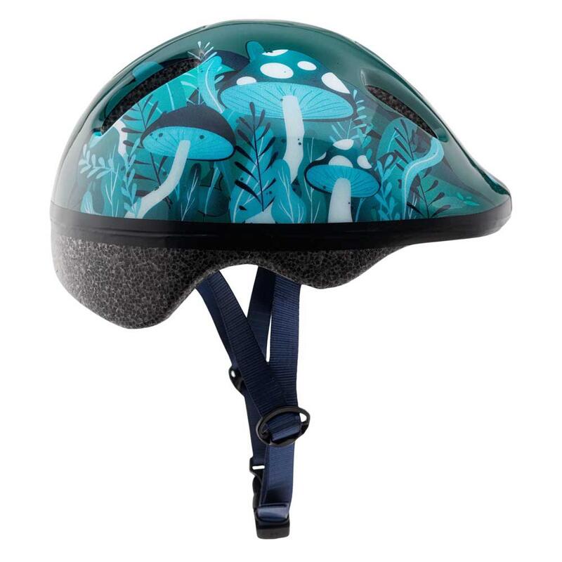 Bär Helm "Forrest" EPSSchaum, PVC Jungen Dunkelgrün/Blau COOLSLIDE ...