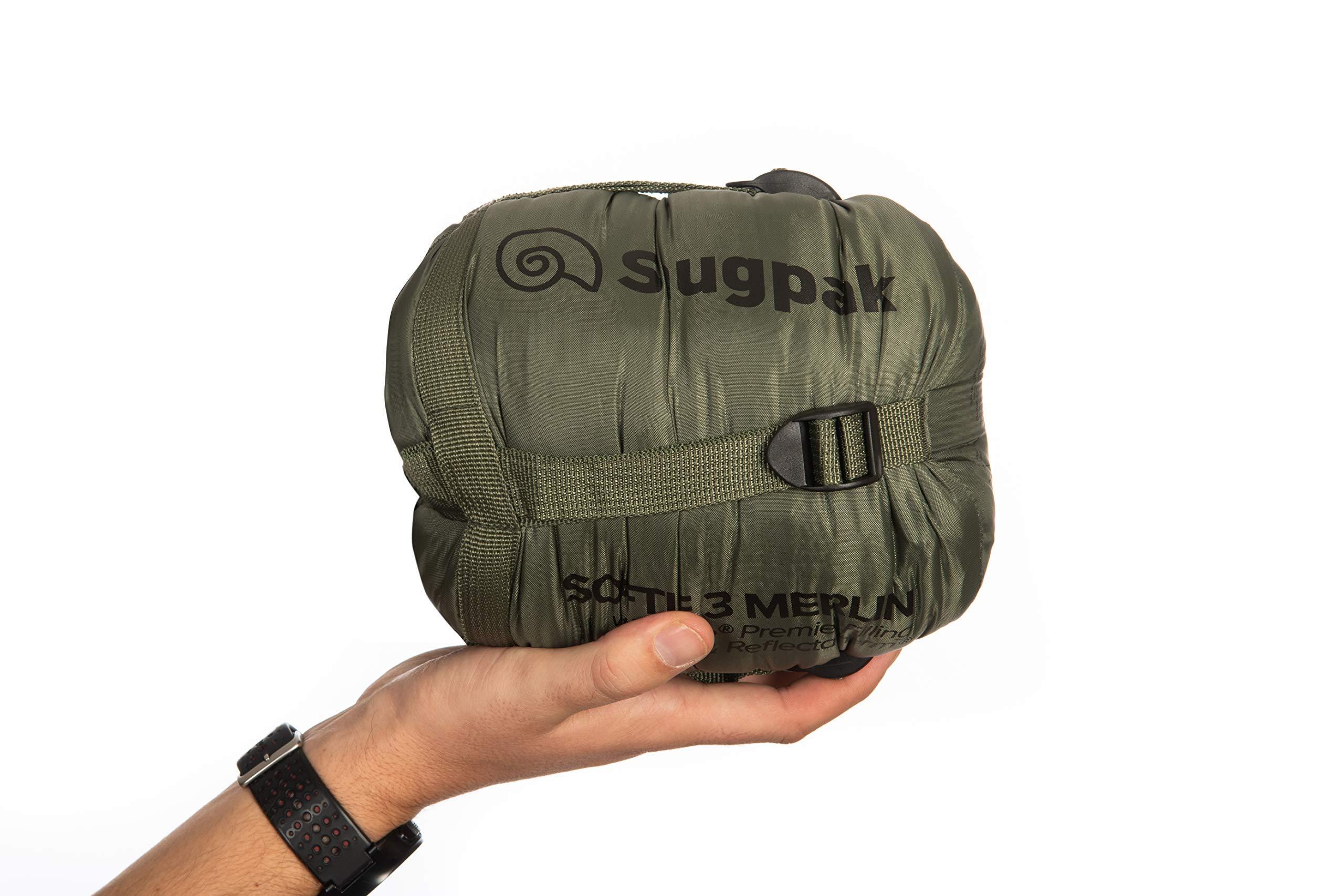 Softie 3 Merlin RZ Olive Sleeping Bag | Decathlon