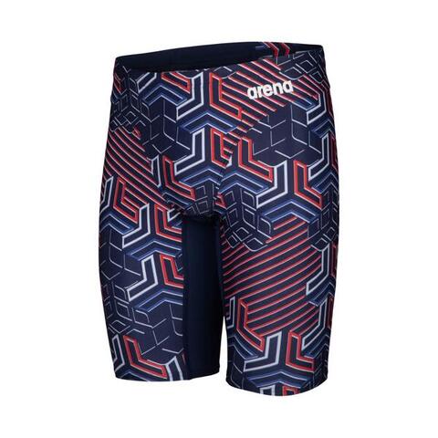 Arena Herren Badehose Kikko Pro Swim Jammer Navy Team Rot-Weiß-Blau ARENA - DECATHLON