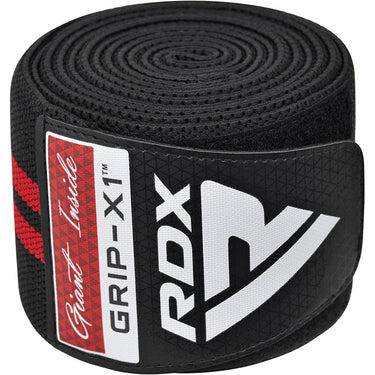 Gym Knee Wrap K11 Black/Red RDX SPORTS | Decathlon