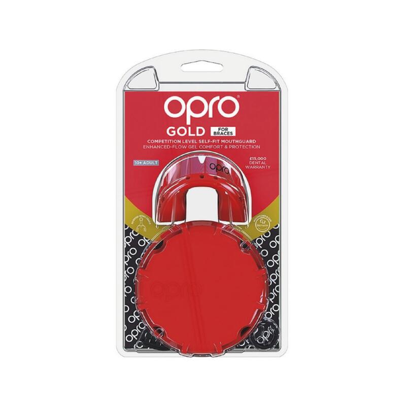 PROTEGE DENTS OPRO GOLD BRACES ROUGE ADULTE OPRO | Decathlon PROTEGE DENTS OPRO GOLD BRACES ROUGE ADULTE OPRO | Decathlon