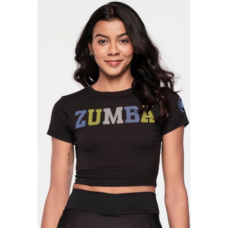 Koszulka fitness damska Zumba Wear krótki rękaw ZUMBA WEAR | Decathlon Koszulka fitness damska Zumba Wear krótki rękaw ZUMBA WEAR | Decathlon