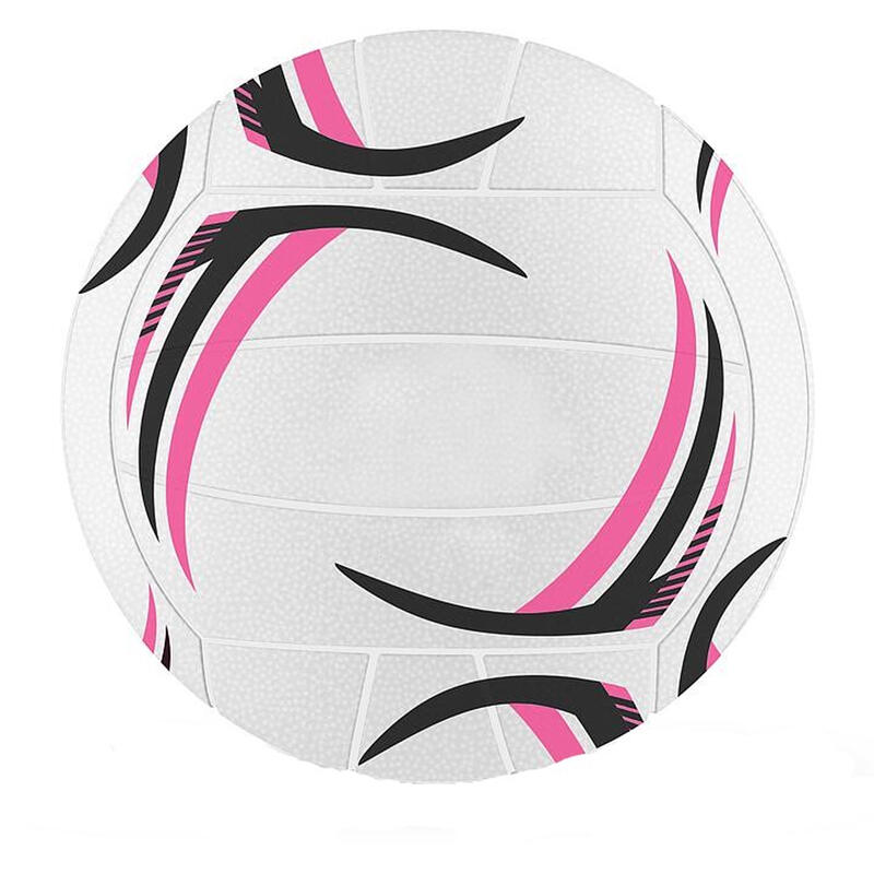 Thunder Netball (White/Pink/Black) RHINO - Decathlon