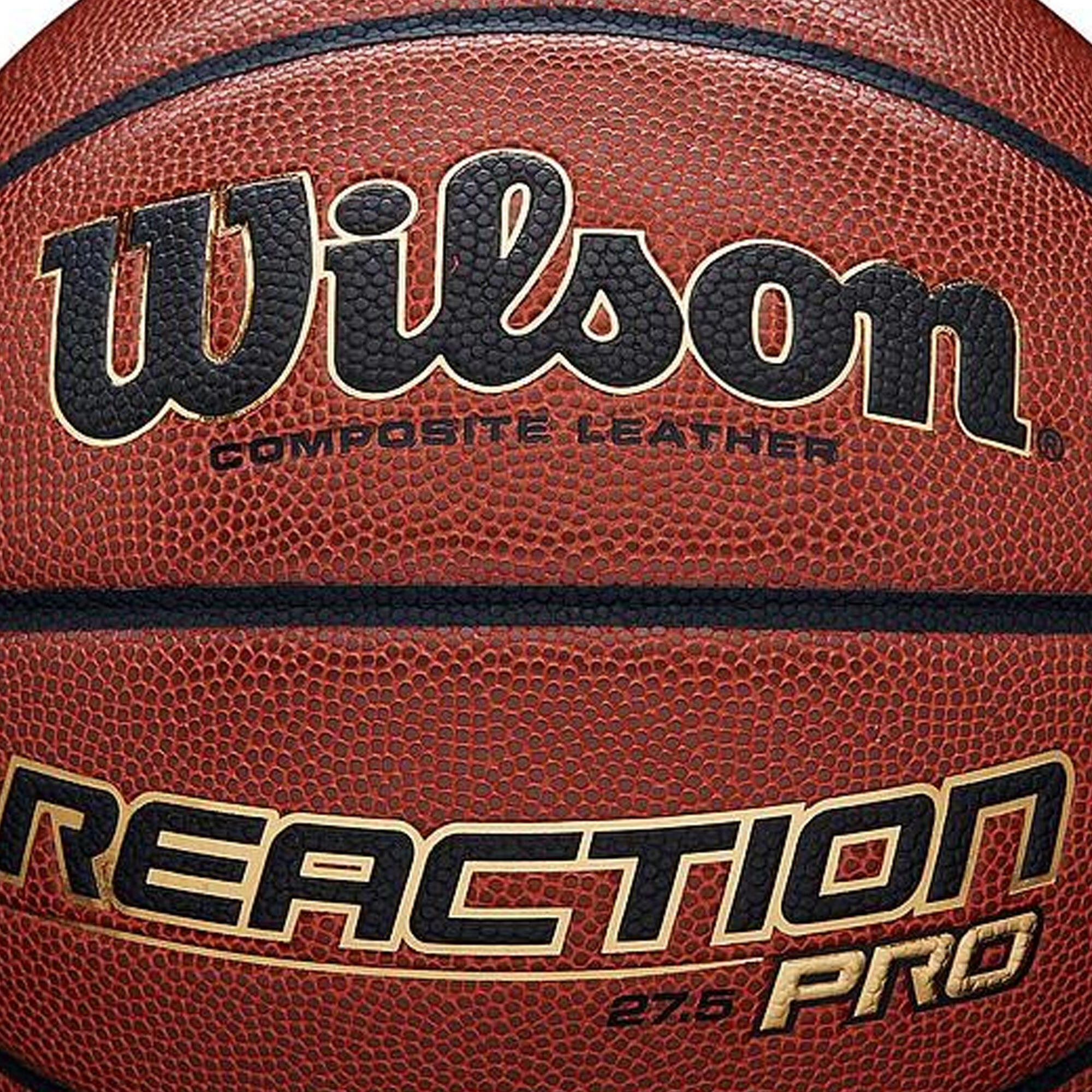 Reaction Pro Leather Basketball (Tan) WILSON | Decathlon