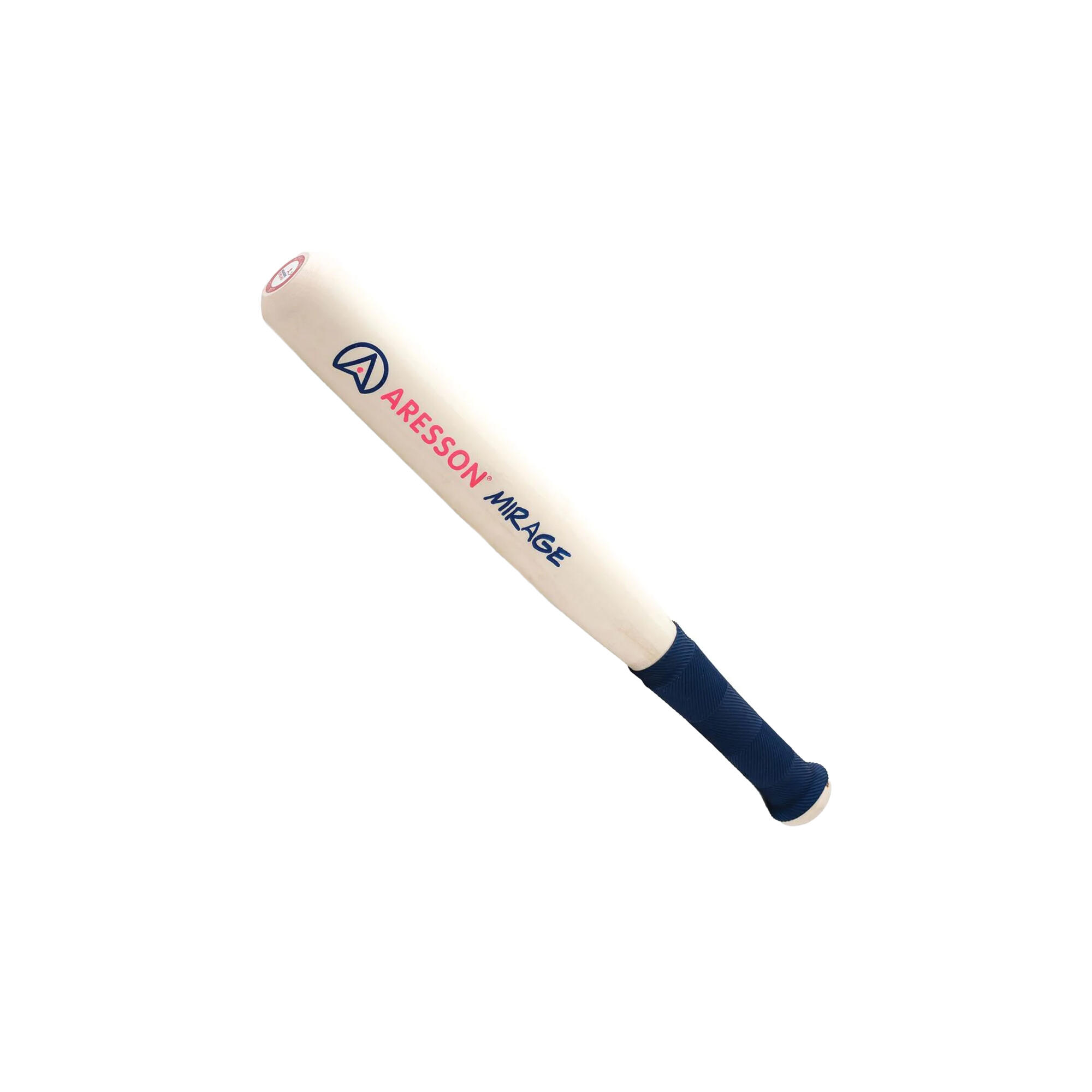 Mirage Rounders Bat (Cream/Blue) | Decathlon