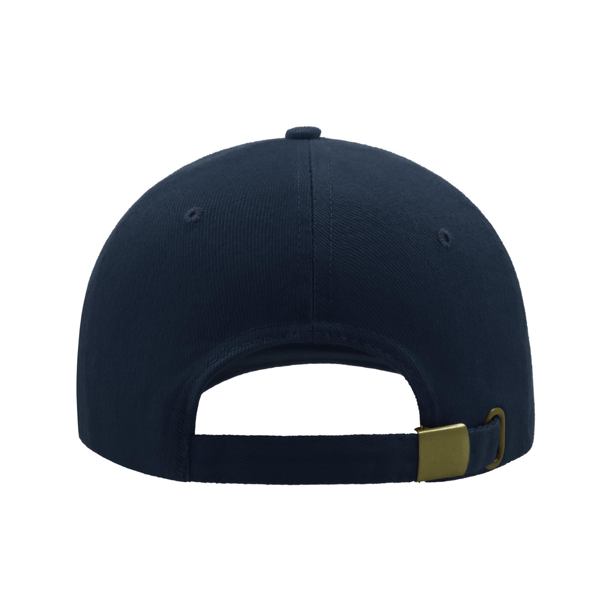 Liberty Six Buckle Brushed Cotton 6 Panel Cap (Navy) | Decathlon