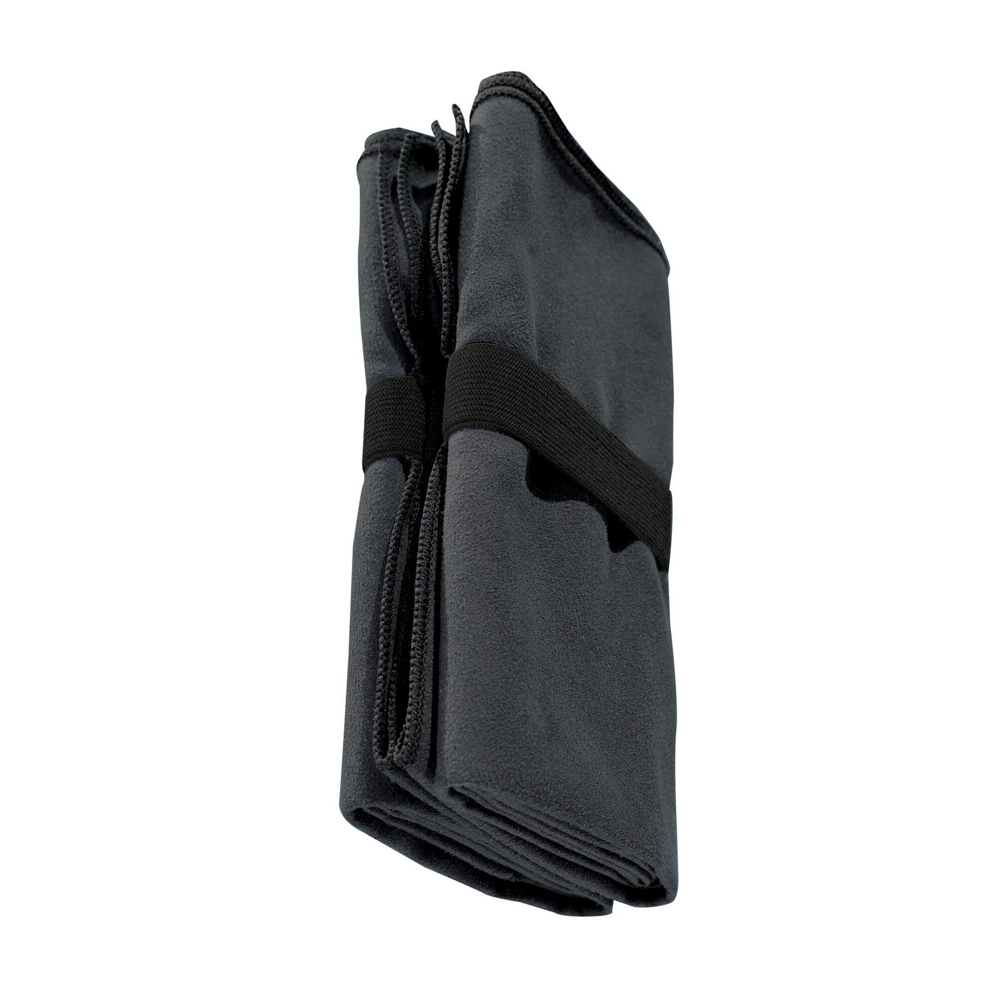 Tri Dri Microfibre Quick Dry Fitness Towel (Charcoal) | Decathlon
