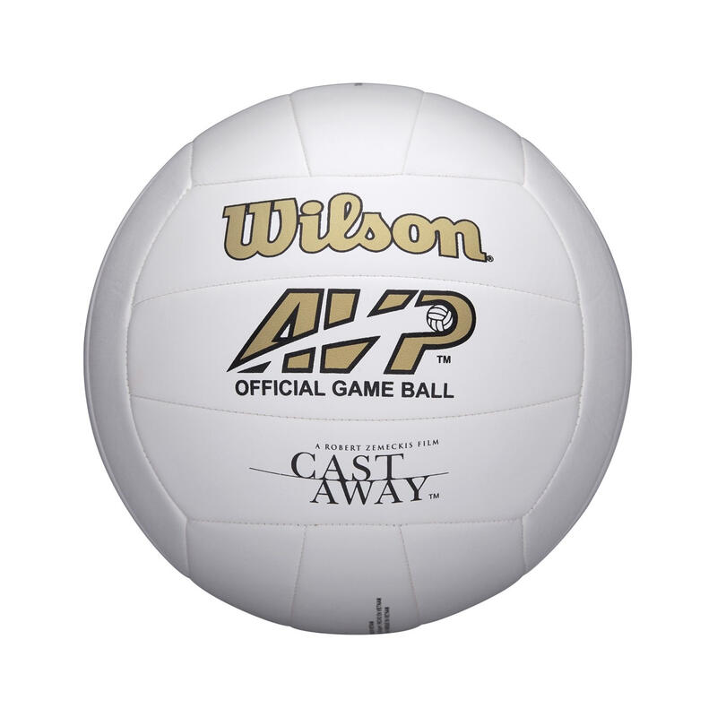 Ballon De Volleyball CAST AWAY (Blanc / Rouge) WILSON - Decathlon