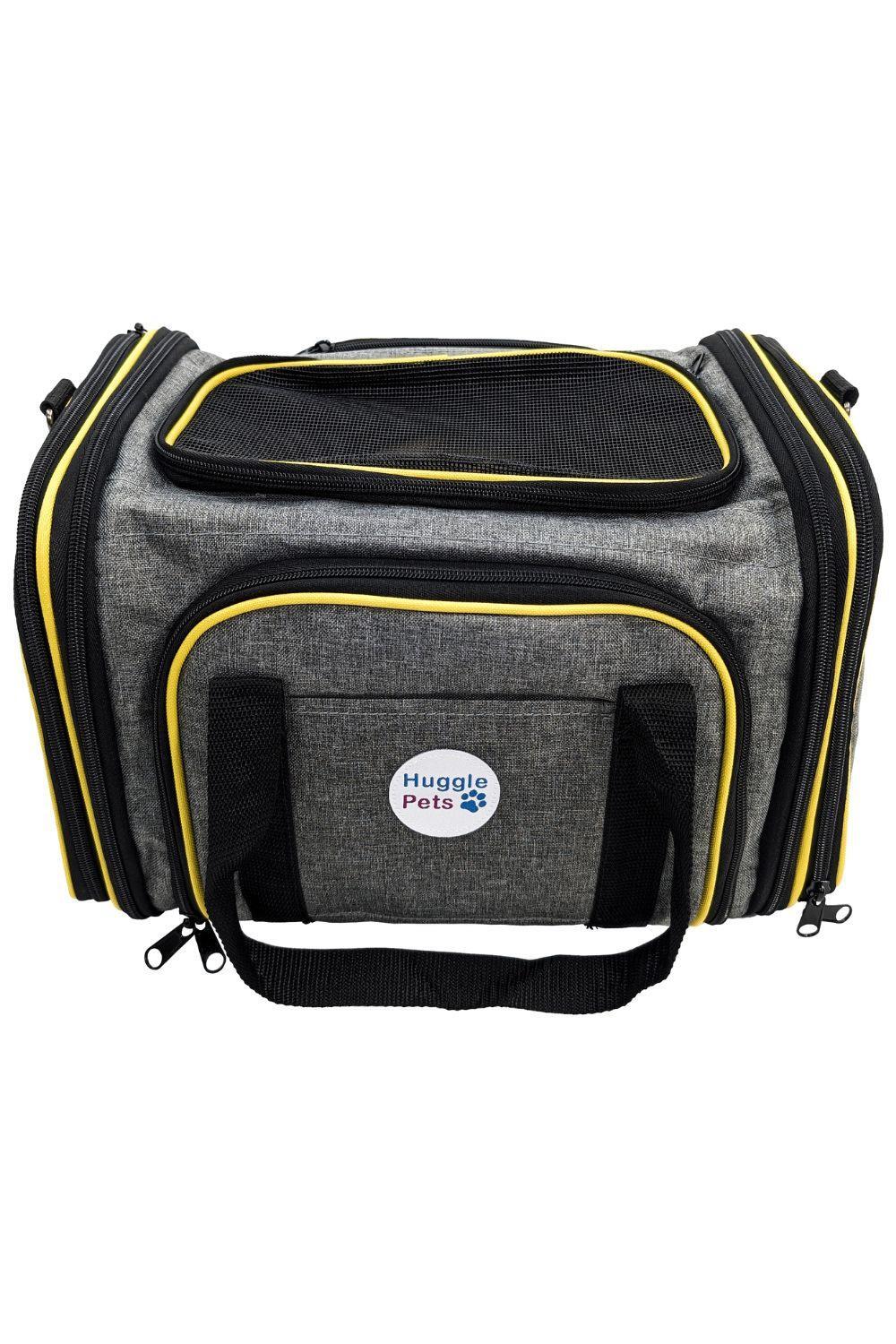 HugglePets Pet Carry Bag Case Play Pen for Puppies, Dogs, Cats and ...