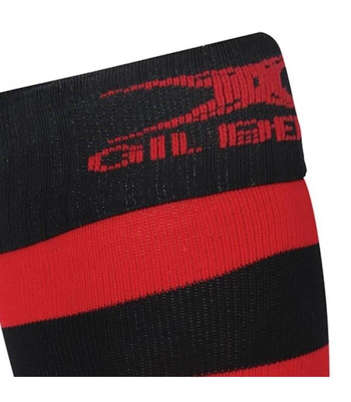 Kryten II Hoop Socks, Red / Black | Decathlon