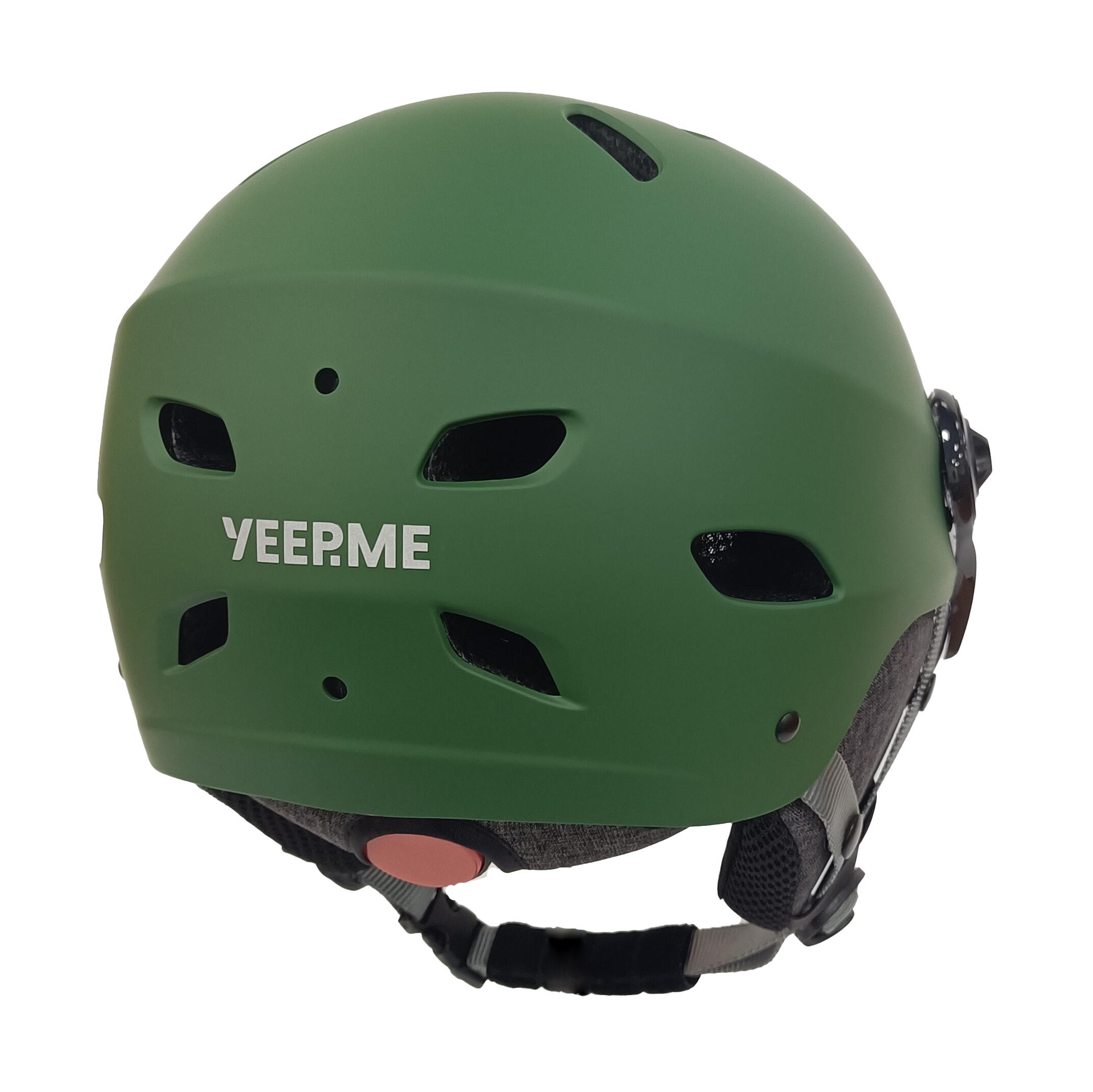 Helm YEEP.ME LED H.30 Vision Forest met LED en Vizier voor Fiets ...