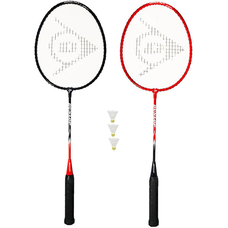 Dunlop Nanomax Badminton Racket Twin Set & Shuttles DUNLOP - Decathlon