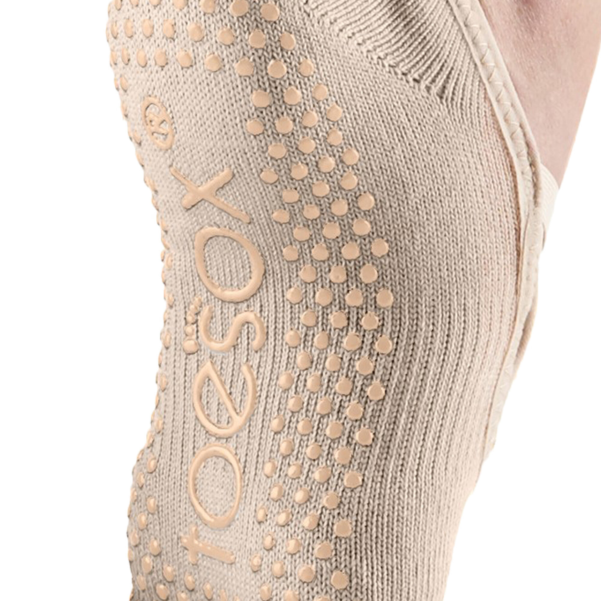 Womens/Ladies Elle Gripped Half Toe Socks (Nude) TOESOX | Decathlon
